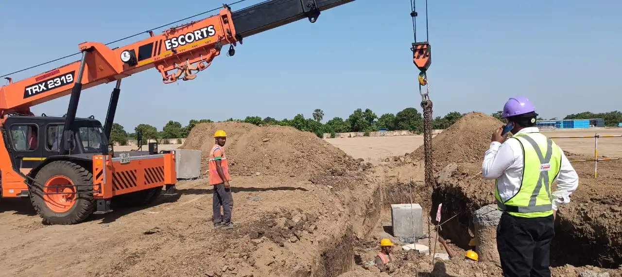 Construction Of Surat Metro Bhesan Depot - Holistic Technoengineers Pvt Ltd